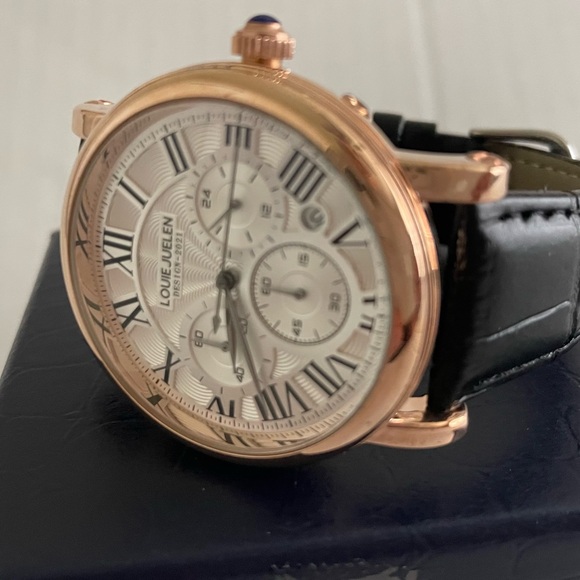 Accessories | Mens Stainless Steel Business Sub Dials Watch Rose Gold ...